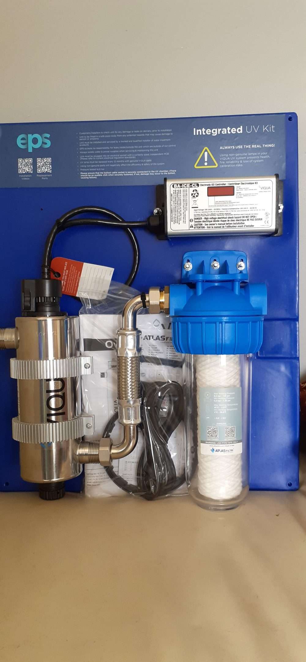 Ultra Violet Integrated Water Filter System 5gpm - All Ireland Water Vision